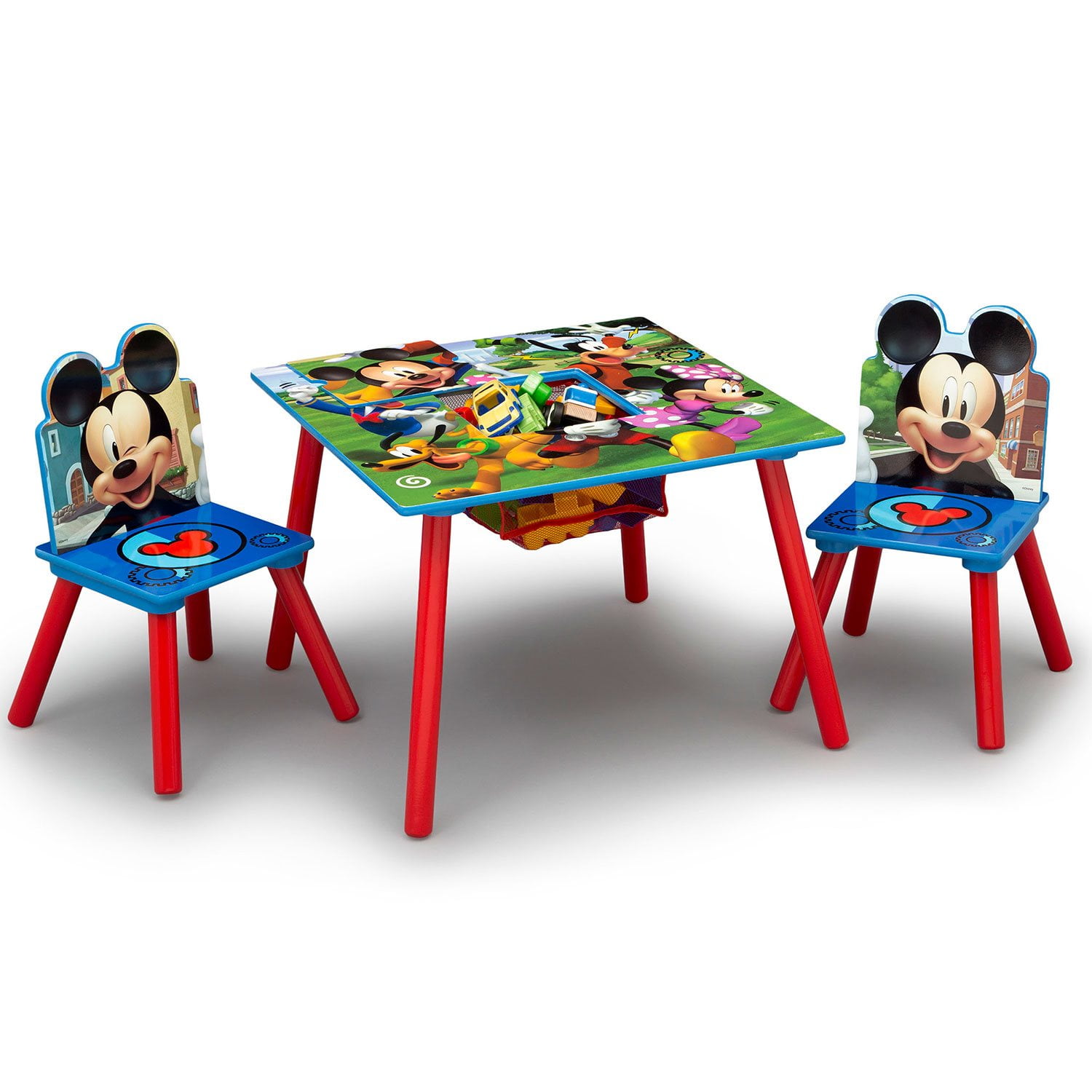 Disney Mickey Mouse Kids Table and Chair Set with Storage by Delta ...