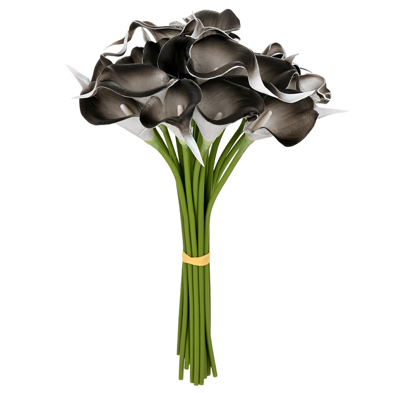 Click here for Uxcell 20-Pack Black Green Artificial Calla Lily F... prices