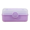 Teissuly Three-layer Folding Storage Box Portable Toolbox Cosmetics ...