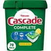 Cascade Total Clean ActionPac Dishwasher Detergent Pacs Lemon Scent ...