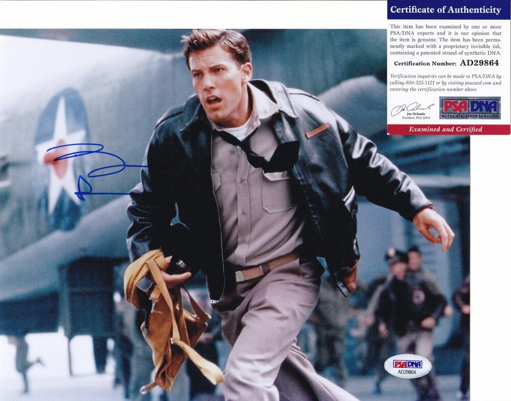 Ben Affleck Pearl Harbor Signed Autograph 8x10 Photo PSA/DNA COA A ...