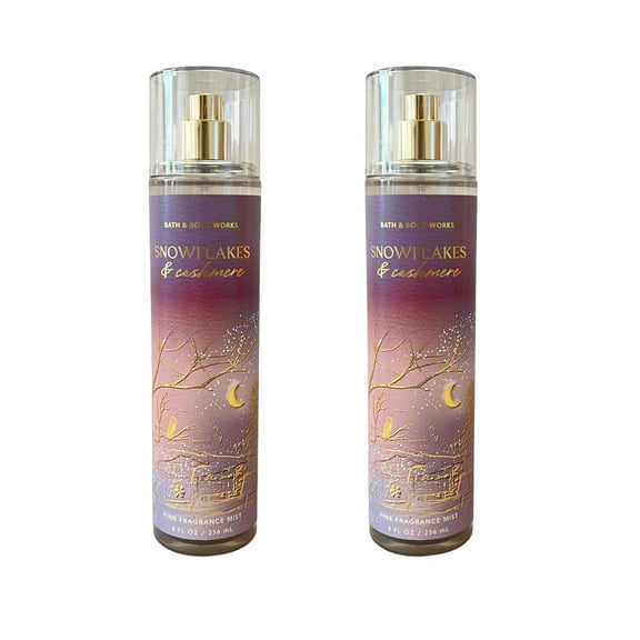 Bath & Body Works Snowflakes & Cashmere Fine Fragrance Body Spray ...