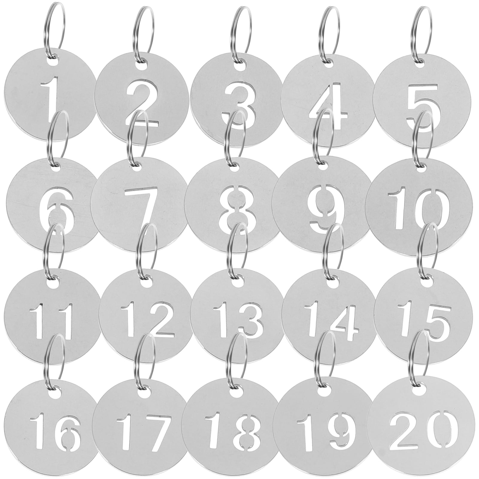 Click here for Etereauty 20pcs Stainless Steel Numbered 1-20 Tags... prices