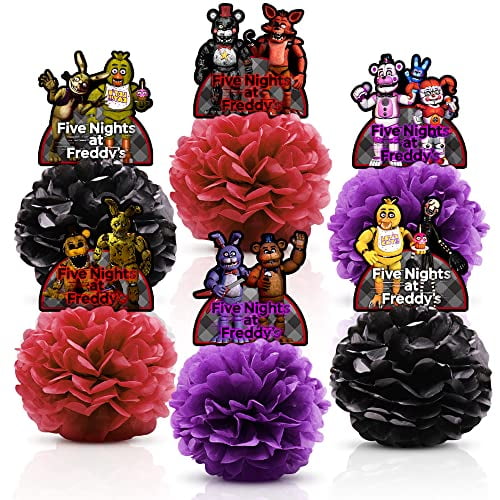 Valentina Buck 6 Fnaf Party centerpieces for Super Star Party Supplies ...