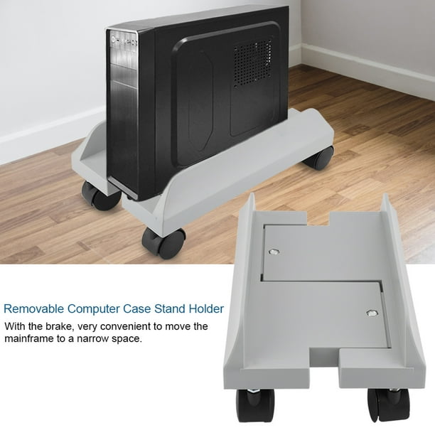 CPU Holder Stand, Mobile Computer Tower Stand Adjustable For Floor ...