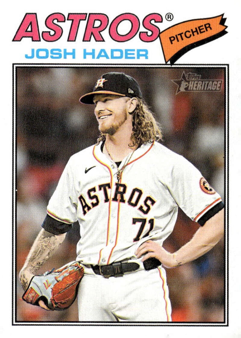 2026 Topps Heritage #9 Josh Hader Houston Astros MLB Baseball Base ...