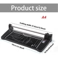 Rotary Paper Trimmer Cutter, A4/A3 Paper Cutter Heavy Duty Rolling ...