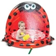 Inflatable Baby Pool with Canopy - Kiddie Pool with Sun Shade Infant ...
