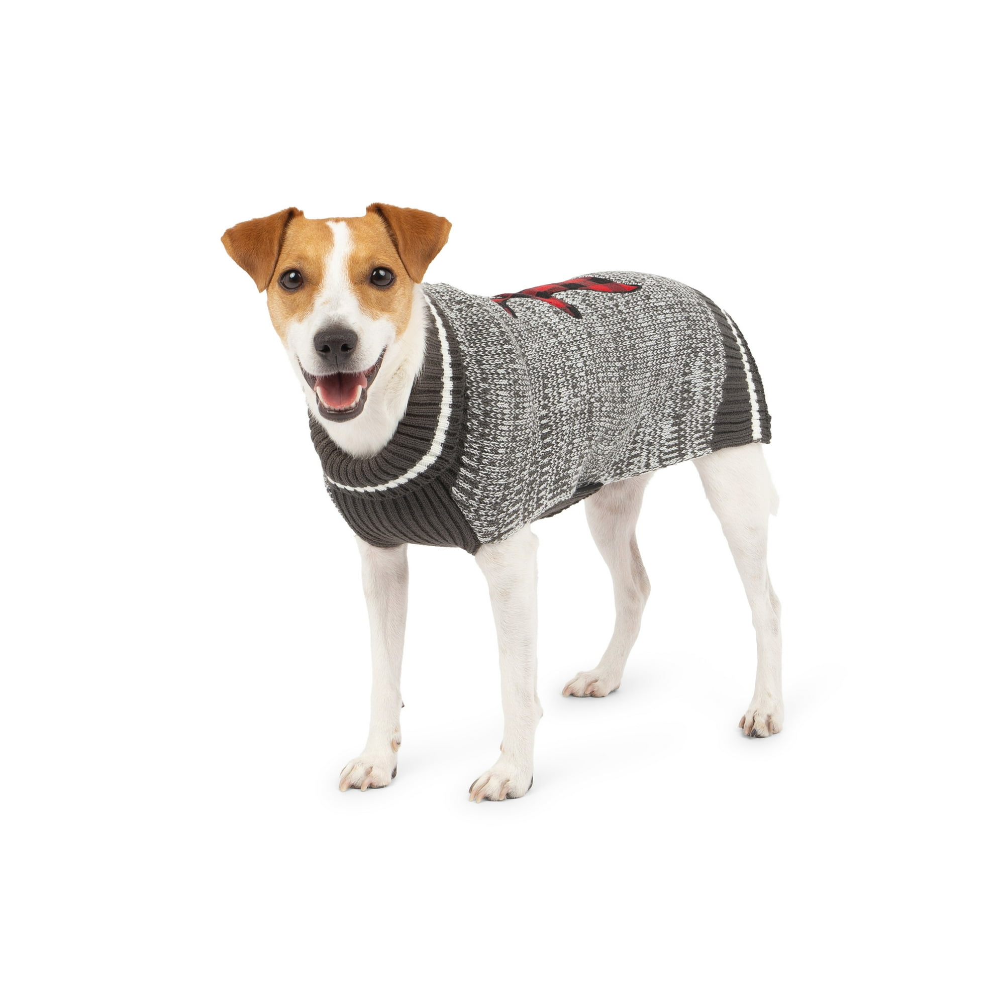 Click here for One Paw  Reindeer Applique Sweater  Dog Sweater  C... prices