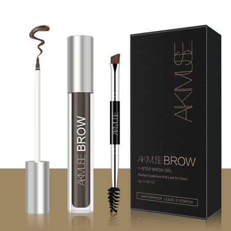 Waterproof Liquid Eyebrow Gel 24 Hours Long Lasting Smudge-Proof Liquid ...