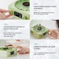 Vinyl Bluetooth Speaker, Portable Vintage Vinyl Record Player with 360 ...