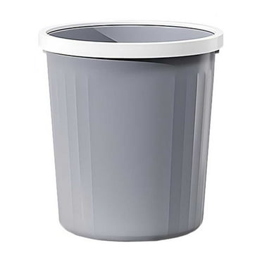 Yhmxh Small Trash Can, Plastic Slim Waste Basket, Open Top Hotel Trash ...