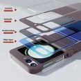 for Samsung Galaxy Z Flip 6 Case, Luxury Carbon Fiber Texture Hard PC ...