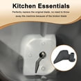 2 Pcs Bread Maker Kneading Paddle, Stainless Steel Non Stick Machine ...