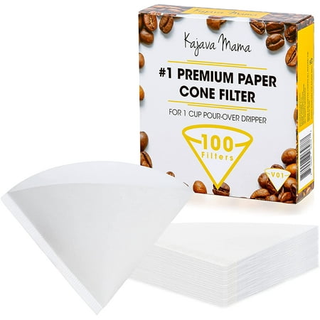 IGUOHAO V01 Premium Paper Cone Filter - 100pc Set of Disposable Filters ...