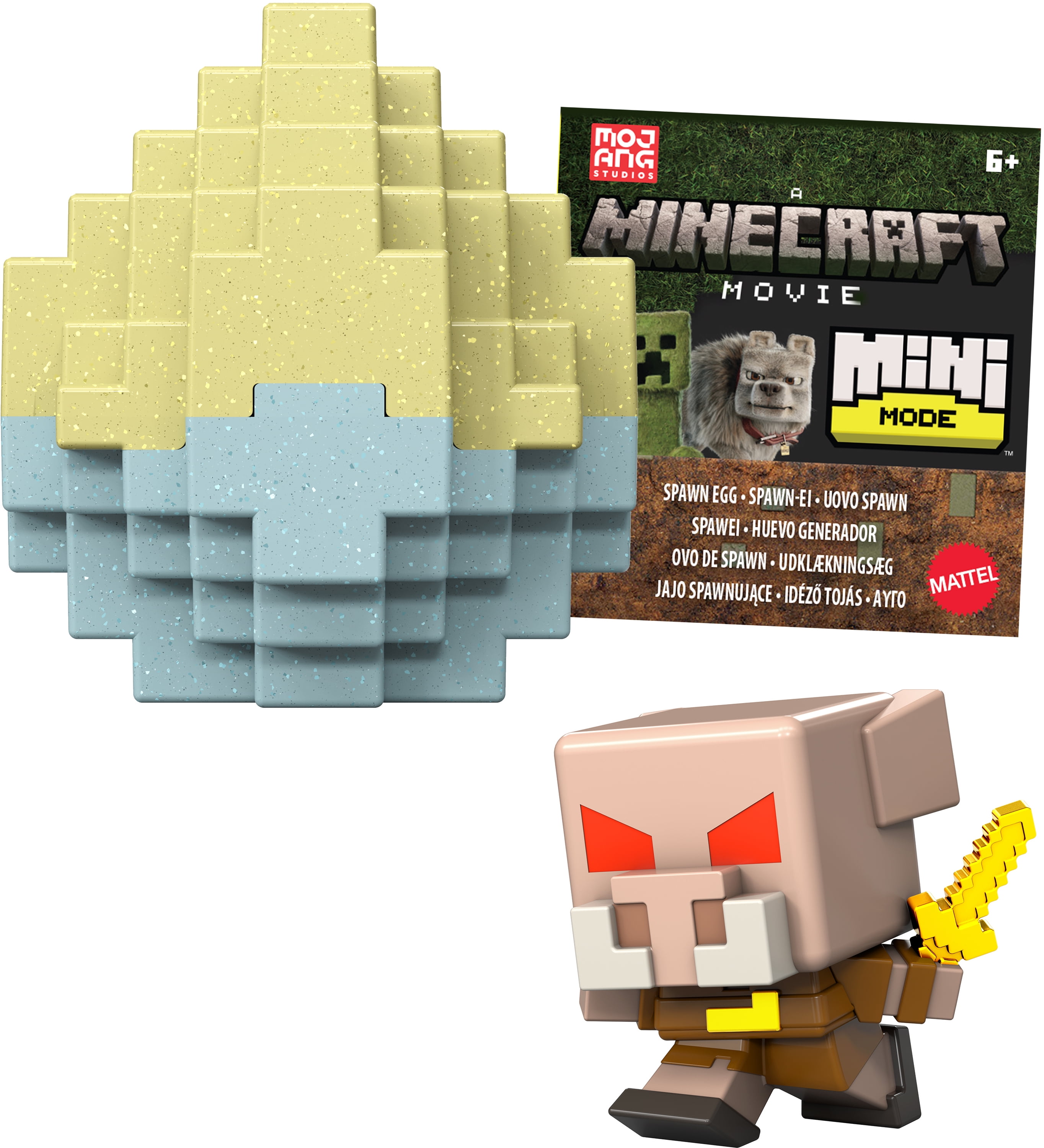 Minecraft Mini Mode Spawn Egg Player 1 with Surprise Mini Figure ...