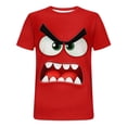 BVnarty Men's Angry Monster Graphic Crew Neck Short Sleeve T‑Shirt ...