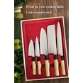 Kitchen Knife Set Of 5 Produced By Komei Nakamura Including Sushi Knife ...