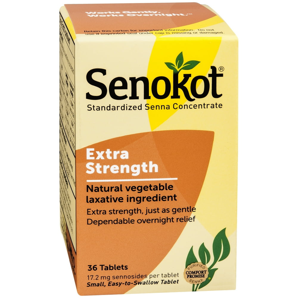 Senokot® Extra Strength, Standardized Senna Concentrate, Tablets, 36 ...