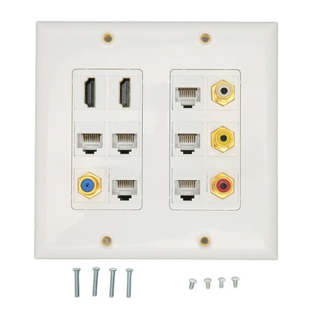 Ethernet Wall Plate Outlet, Ethernet Wall Plate HD Multimedia Interface ...