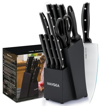 Hampton Signature™ Argentum Red - 14 Piece Knife Block Set, Forged ...