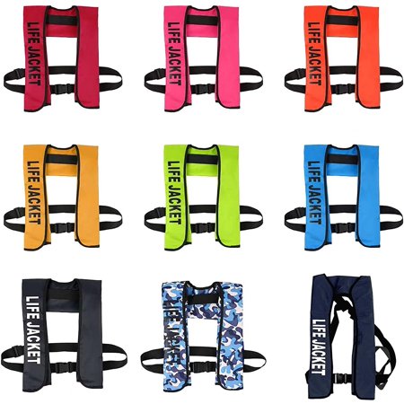 Life Jacket Adults,Professional Inflatable Life Jackets Adjustable Belt ...