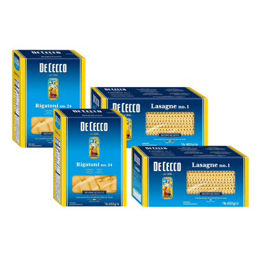 De Cecco Tubetti Pasta & Small Shells Pasta Variety Pack (2 of each ...