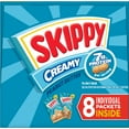 SKIPPY Creamy Peanut Butter Individual Squeeze Packs, 1.15 oz (64 ...