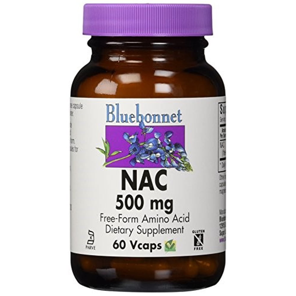 Bluebonnet NAC 500 Mg, 60 Ct - Walmart.com - Walmart.com