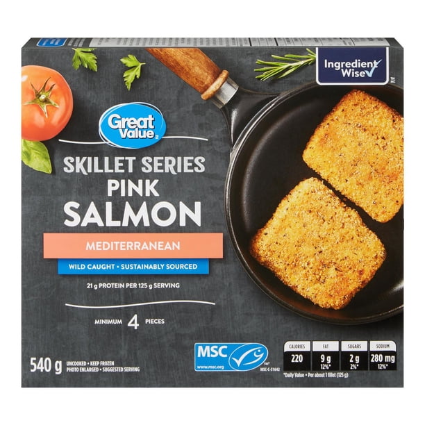 Great Value Skillet Series Pink Salmon Mediterranean, 540 g - Walmart.ca