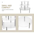 WEUVEB Transparent Acrylic Cake Display Stand with Multiple Tiers for ...