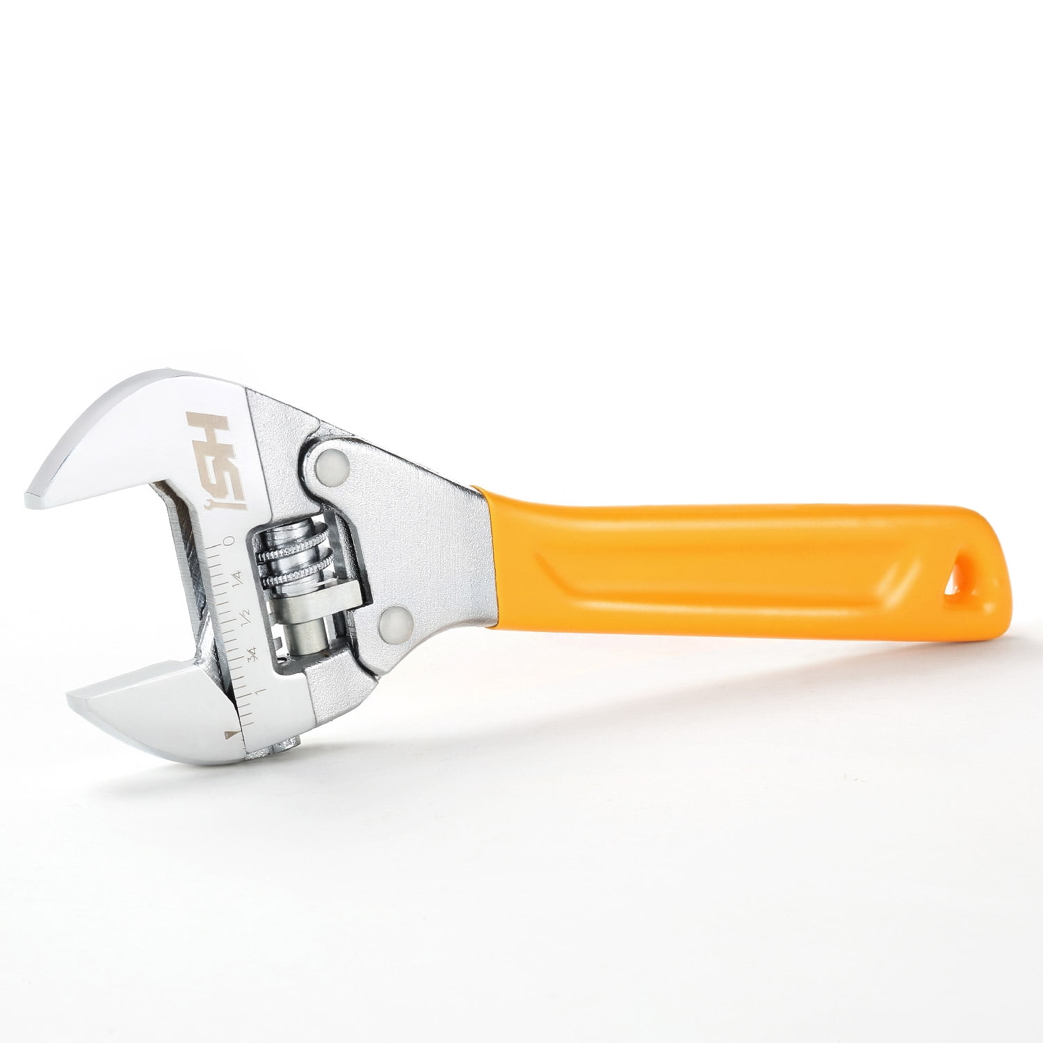 STEELHEAD 8” Wide-Mouth Adjustable Ratcheting Wrench, Forged Heat ...