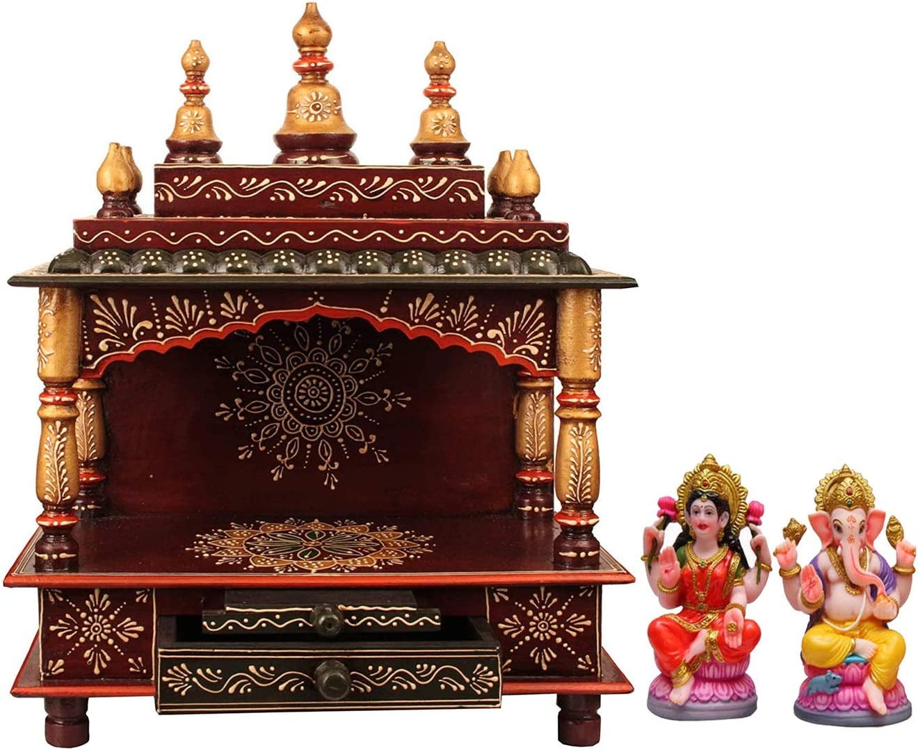 Maa Chandi Home Temple/Wooden Temple/Pooja Mandir/Navratre/Diwali ...