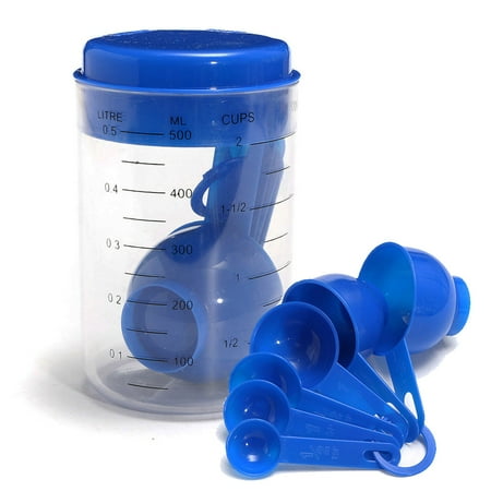 Utensils Kitchen 7PCS Plastic Measuring Cup Teaspoon Spoons Craft ...