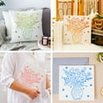Flower Vase Stencil Wildflowers Painting Stencils 11.8x11.8inch Floral ...