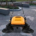41'' Walk-Behind Sweeper Hand Push Sweeper Pavement Street Sweeping ...