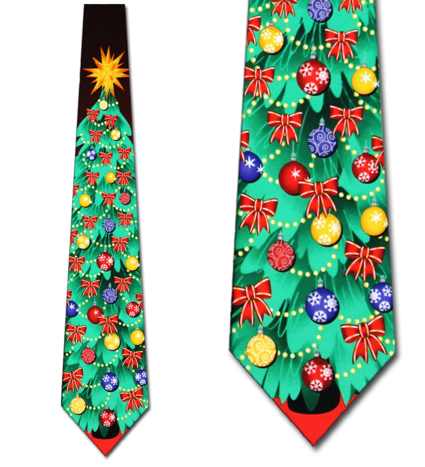 Oh Christmas Tree Necktie Mens Tie by Tieguys - Walmart.com