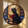 Cat with Book and Mice Glass Window Hanging – Home Decor2101 - Walmart.com