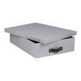Canvas Fiberboard Document Letter Box - File Organizer Box for ...