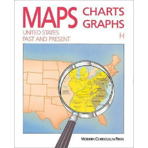 Maps, Charts and Graphs, Level H, the United States, Past and Present ...