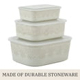The Pioneer Woman Vintage Lace 6-Piece Rectangular Ceramic Baking Dish ...