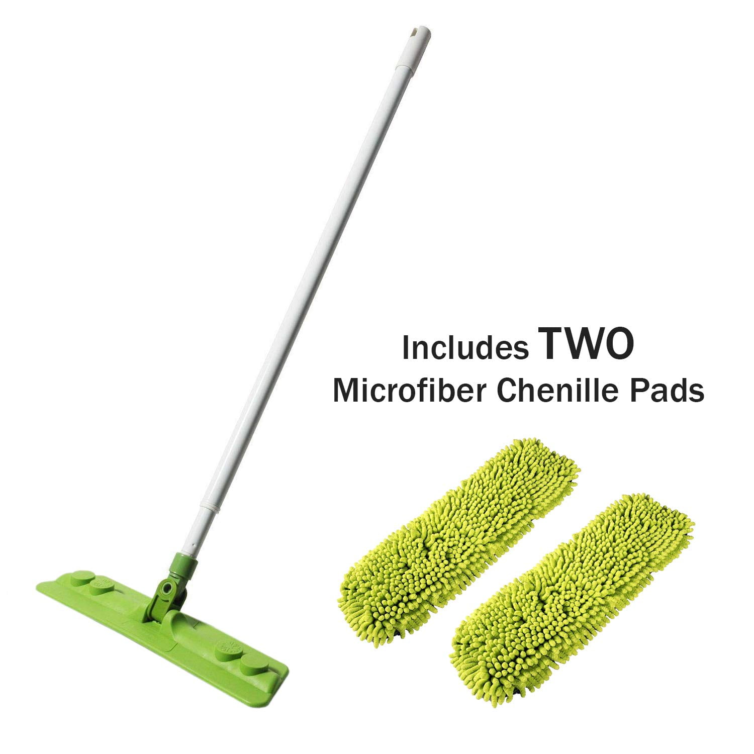 Starfiber Star Mop Kit with 2 Microfiber Chenille Pads - Walmart.com