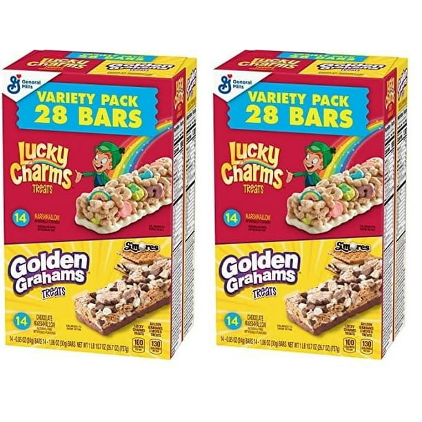 Golden Grahams Breakfast Cereal Treat Bars Variety Pack, 28 ct ...