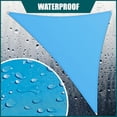Royal Shade 20' x 20' x 20' Blue Triangle Waterproof Sun Shade Sail ...