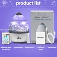 DAYBETTER Rocket Star Projector for Kids, 360 Rotating Galaxy Projector ...