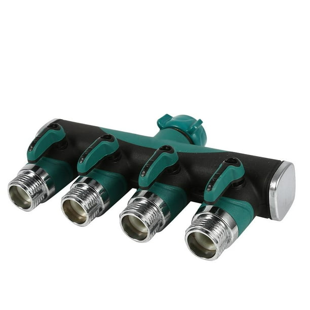 Lyumo 4 Way Water Tap Converter Connector Splitter Hose Pipe Adapter