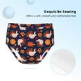 Cauagu Turkey And Thanksgiving Print Brief Underwear Stretch Cotton