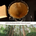 TJS Coffee Filters, Size 02, Biodegradable Natural Paper, Unbleached, 2 ...