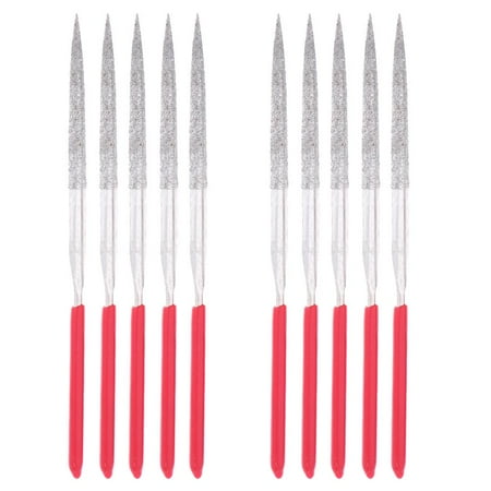 Modeler Tool Supply 10Pcs ing Filing Files Neddle /12 Models half round ...