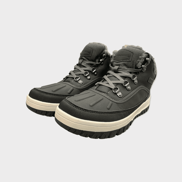 Weatherproof Slope Memory Foam Men's Sneaker Boots Knit Collar - Winter ...